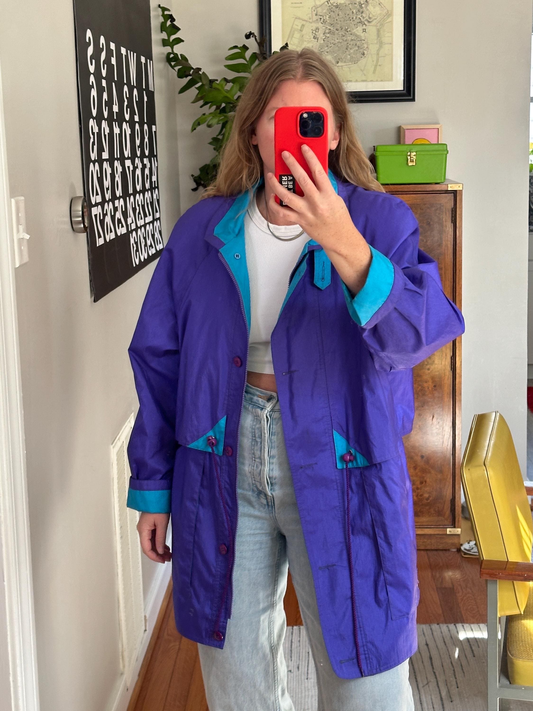 Teal Purple Jacket - Etsy Teal Purple Jacket - Etsy