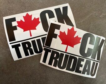 Trudeau Sticker - Etsy