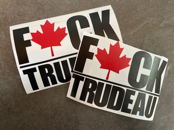 F Trudeau Sticker | Etsy