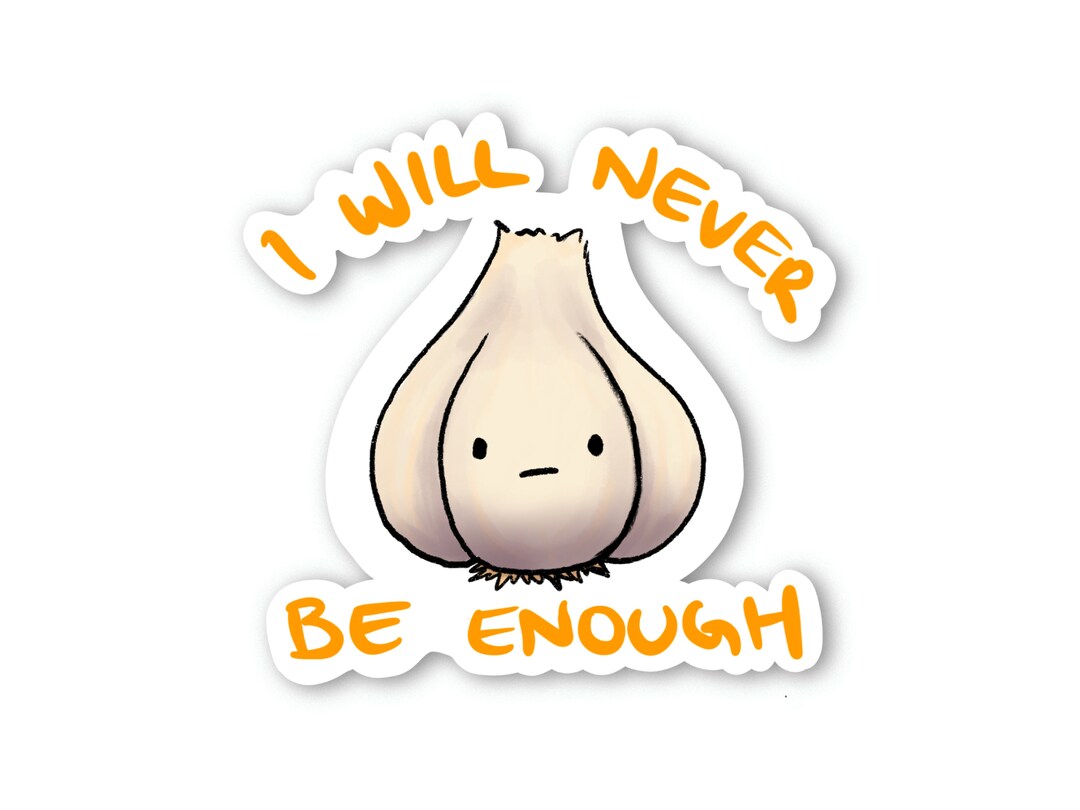 Garlic Sticker, Water Resistant, Laminated Vinyl Decal - Etsy