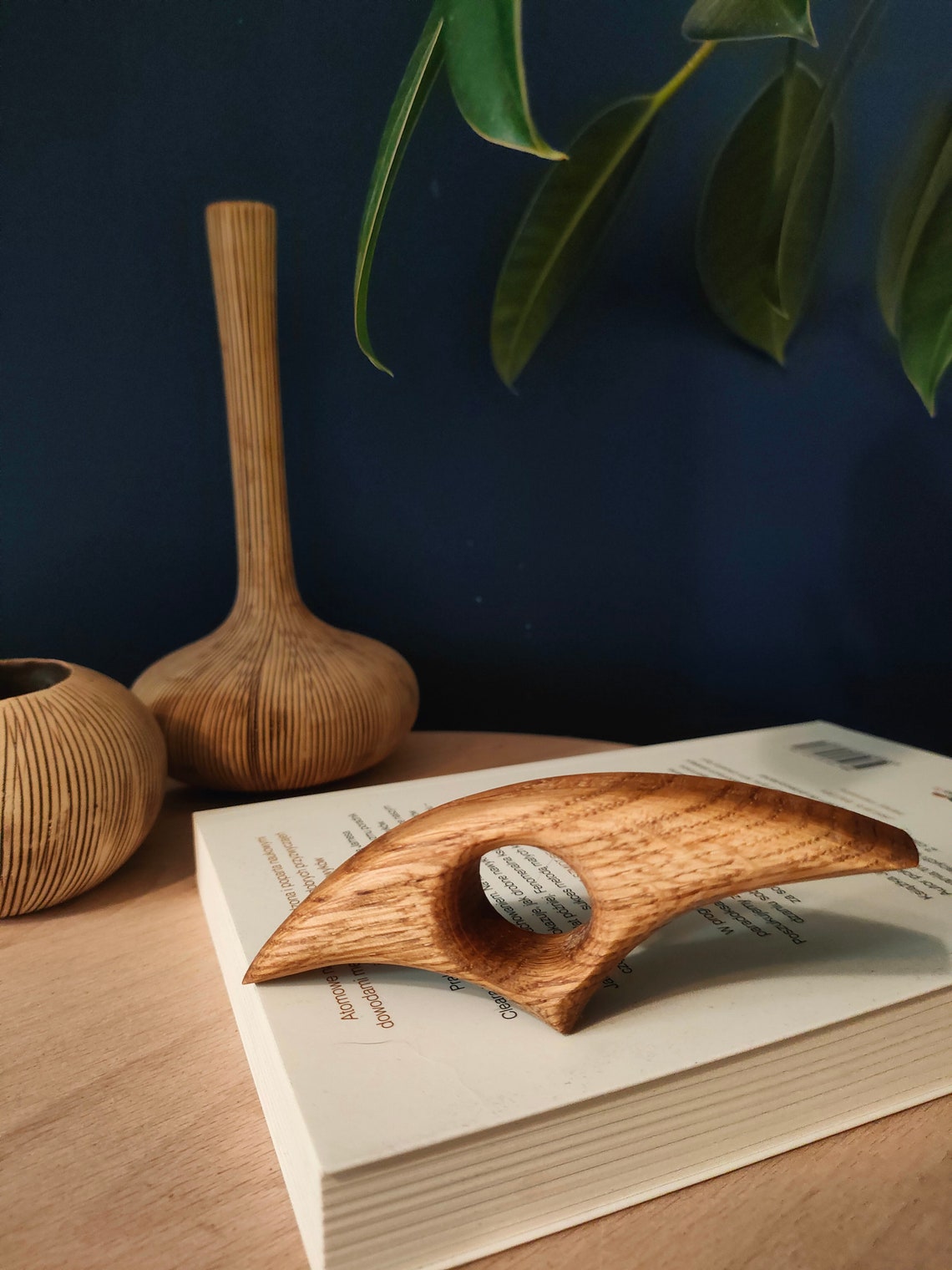 Wood Book Page Holder, Book Buddy, Thumb Page Holder, Reading Aid, for ...