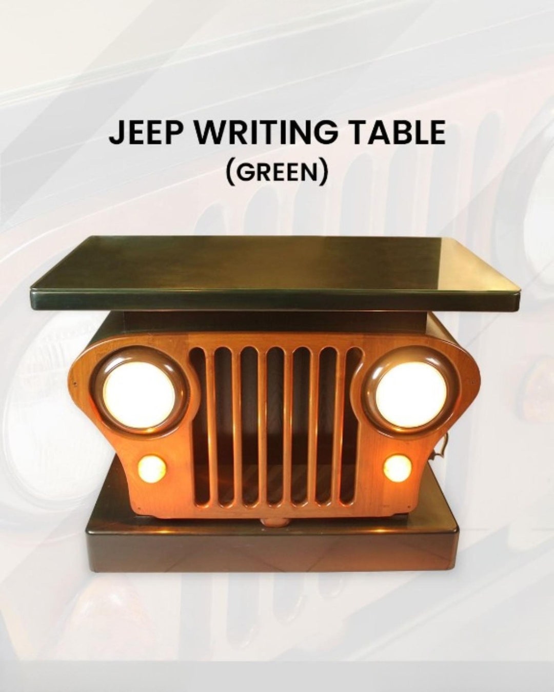 Antique Jeep Table Writing Desk Office Furniture Jeep Writing Table - Etsy