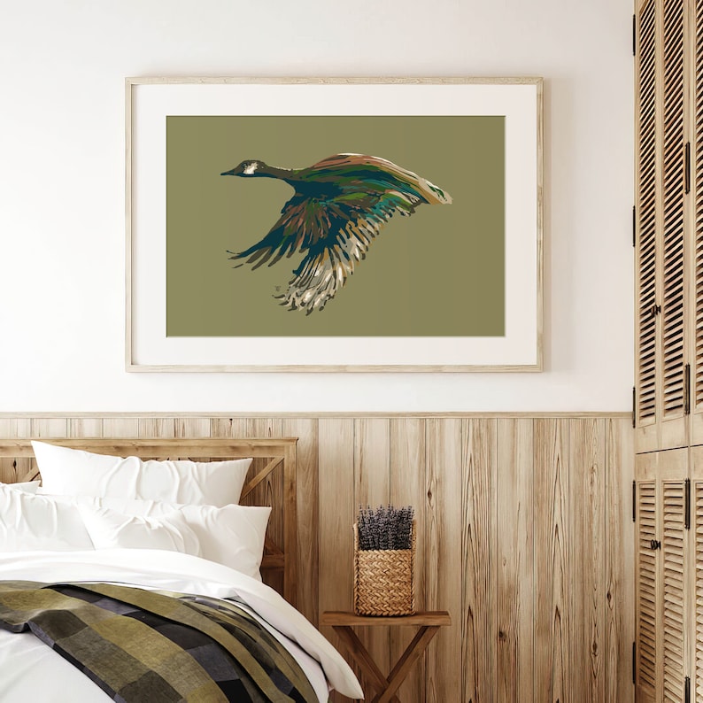 Canada Goose Painting, Hunting Art Print - Etsy