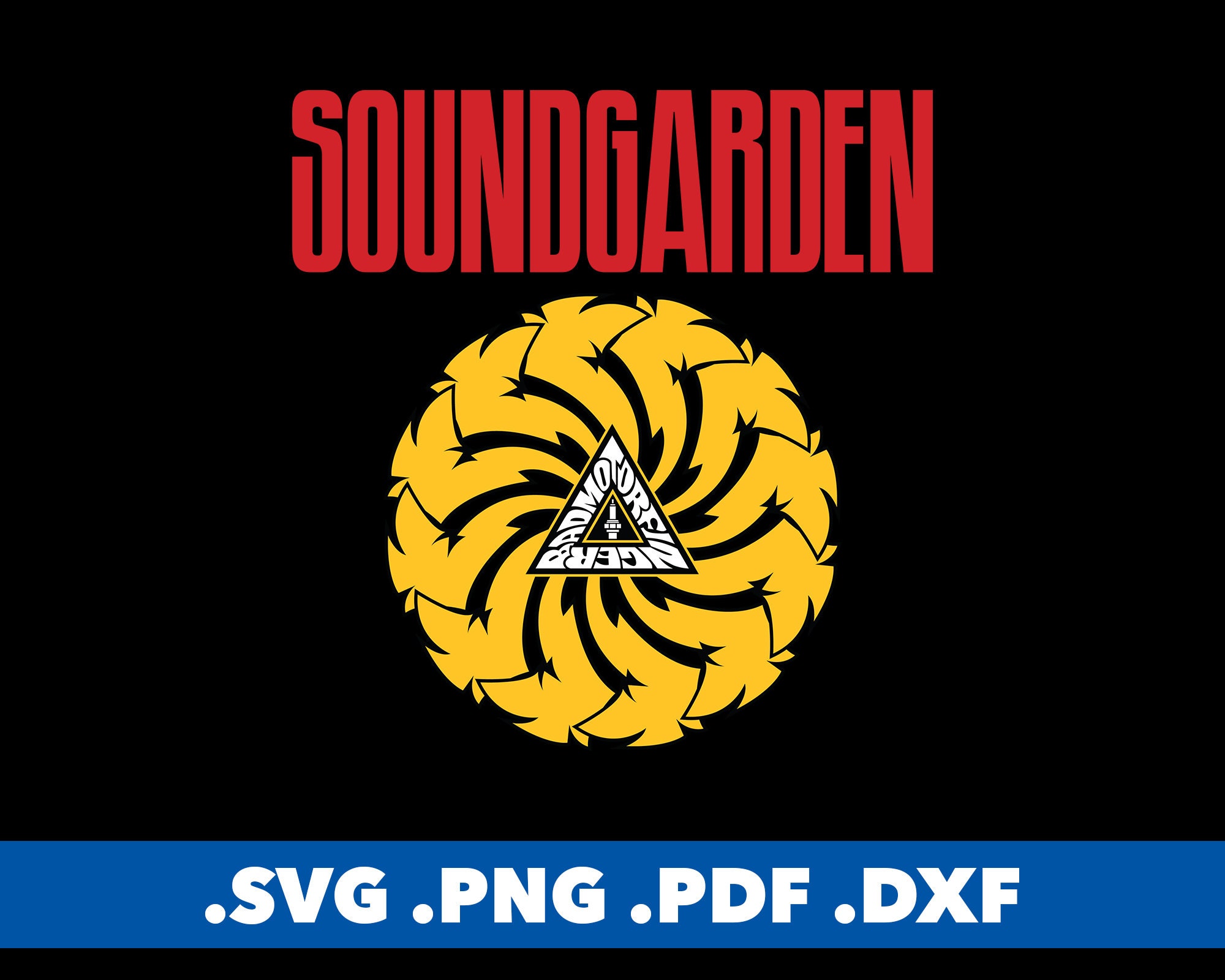 Soundgarden SVG Soundgarden Logo Cricut Cut Files 90s Rock - Etsy