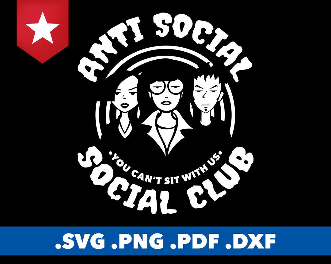 Anti Social Social Club Daria SVG - Etsy