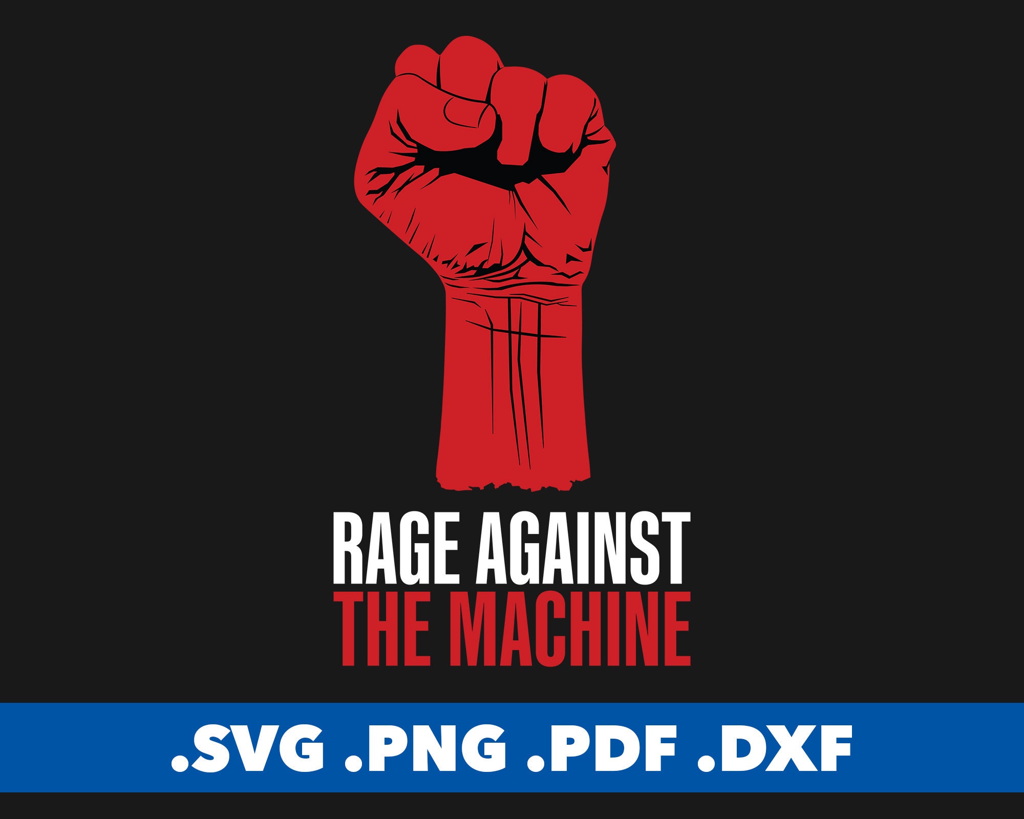 Rage Against the Machine SVG Rage Against the Machine Logo - Etsy