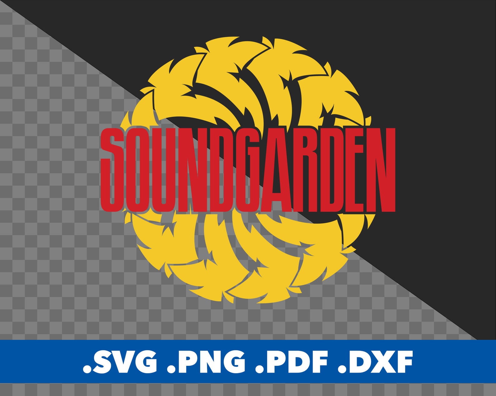 Soundgarden SVG Soundgarden Logo Cricut Cut Files 90s Rock - Etsy