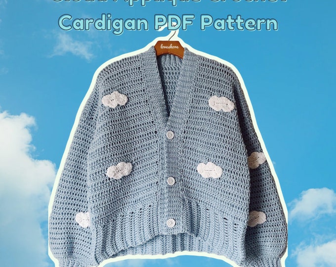 Cloud Cardigan Crochet Pattern (digital Download) - Etsy Canada