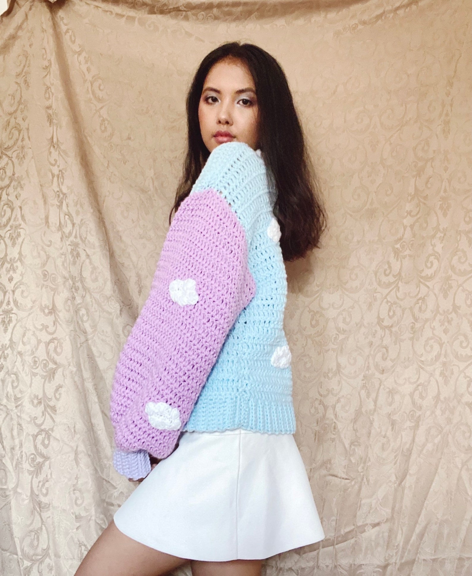 Colorblock Crochet Cloud Sweater Pattern *PDF DIGITAL DOWNLOAD* - Etsy