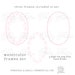 3 Pastel Pink Watercolour Clipart Frames Soft Pink Oval Frames for ...