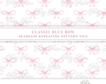 Ribbons Trellis Pattern Seamless Pattern Bow Pattern - Etsy