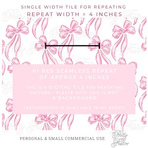 Pink Bow Ribbon Vine Trellis Seamless Pattern. Heirloom Toile ...