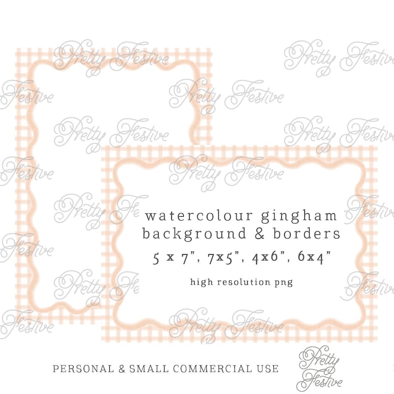 Gingham Frame - Etsy