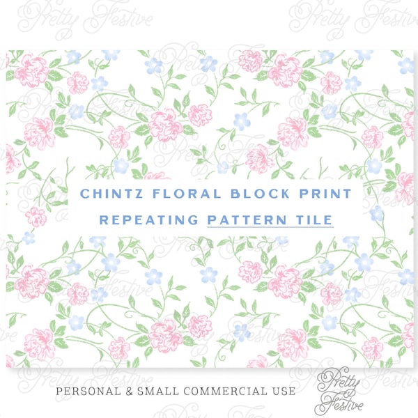 Blue Chintz - Etsy