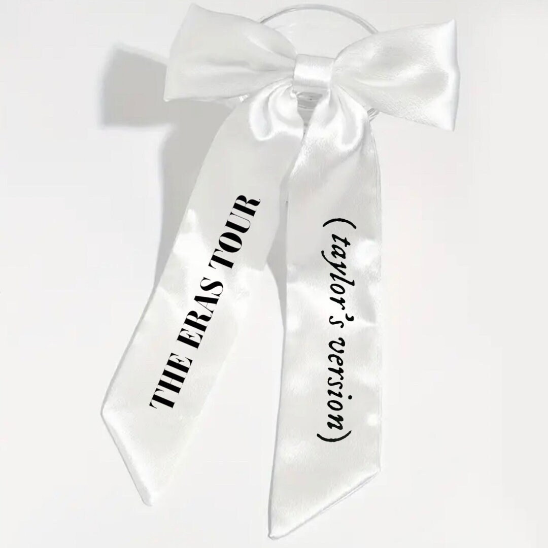 Taylor Swift Eras Tour Hair Bow, Customizable - Etsy