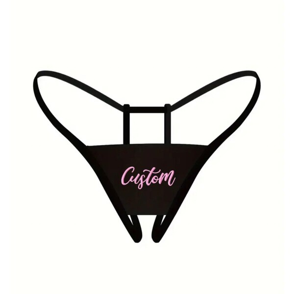Open Crotch Thong Etsy