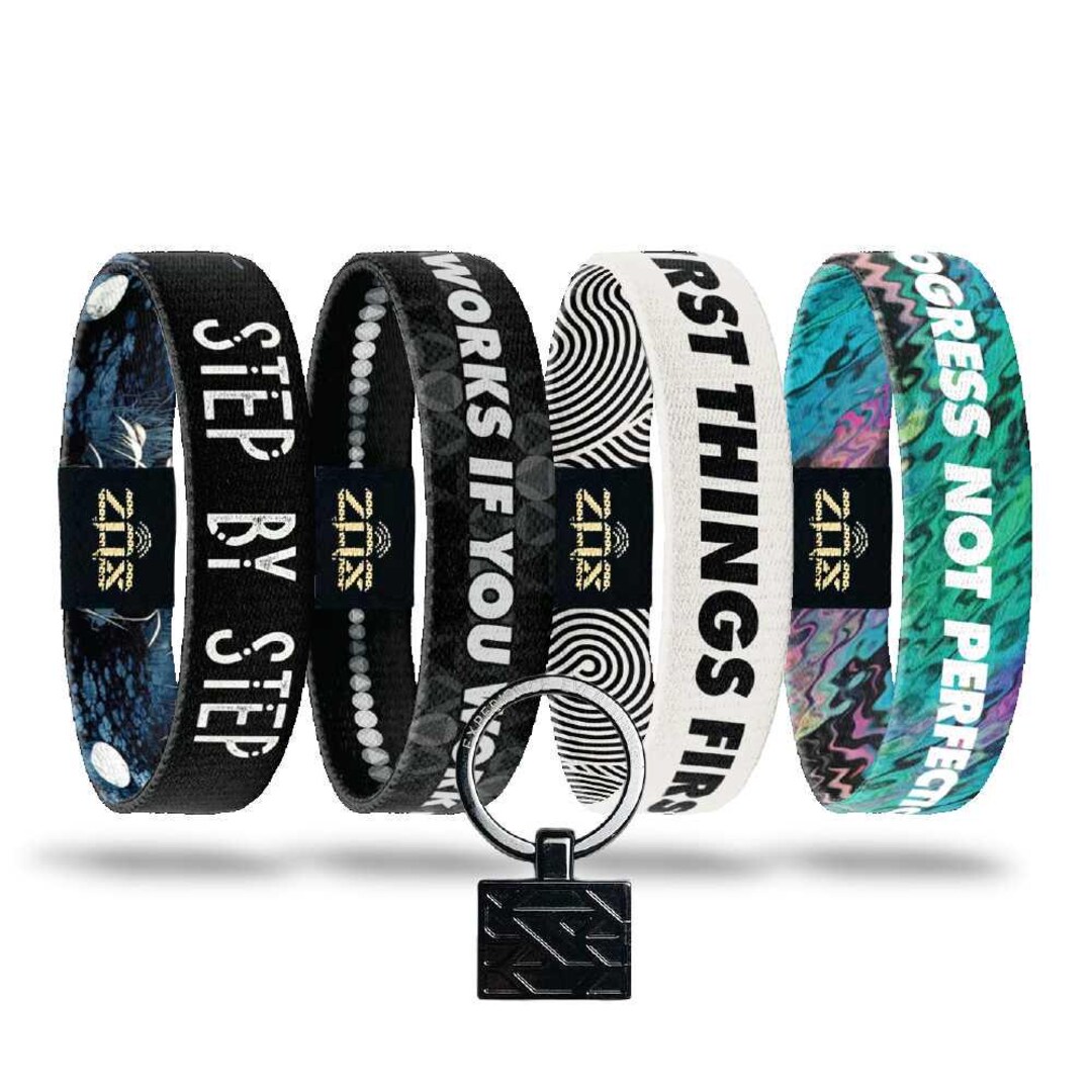 Recovery Bracelet Pack, Interactive Encouragement Bracelets, Tap for ...