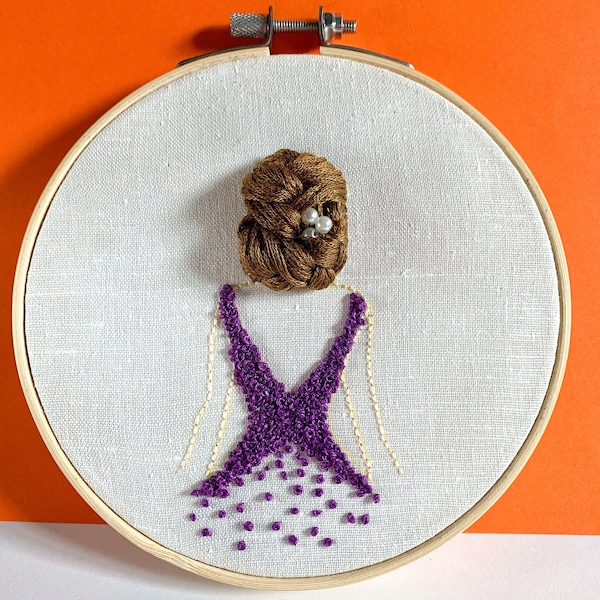 Embroidery Girl - Etsy