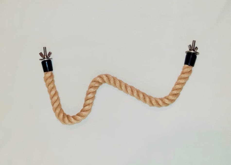 Large 100 Cm Natural Jute Rope Bendy Perch Walkway 14 Cm | Etsy UK