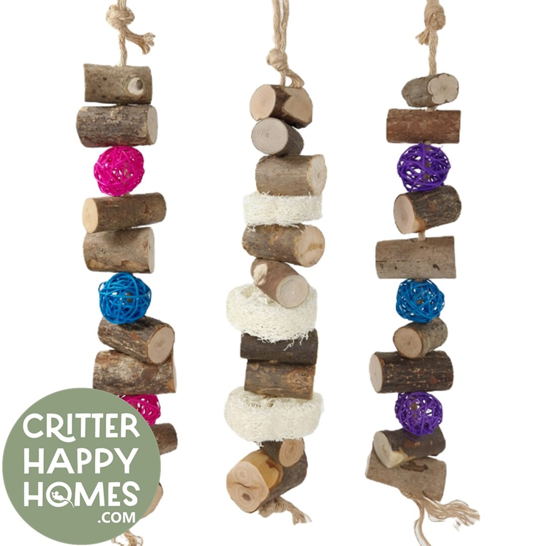 Extra Long 40 Cm Natural Chew Toy Boredom Breaker Buster Cage Accessory ...