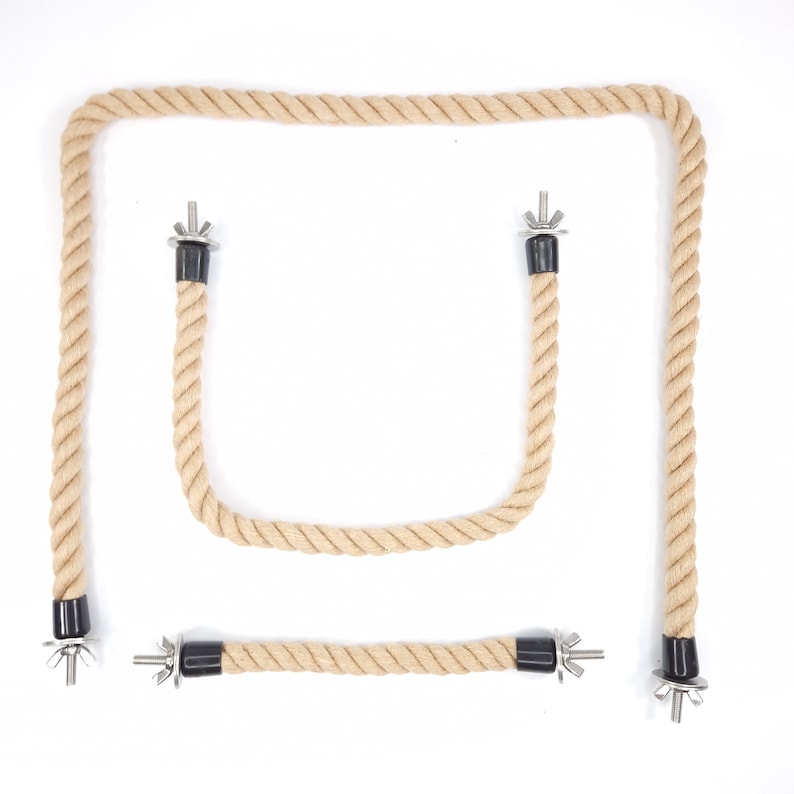 Various Length Natural Jute Rope Bendy Perch Walkway 1.4 Cm - Etsy