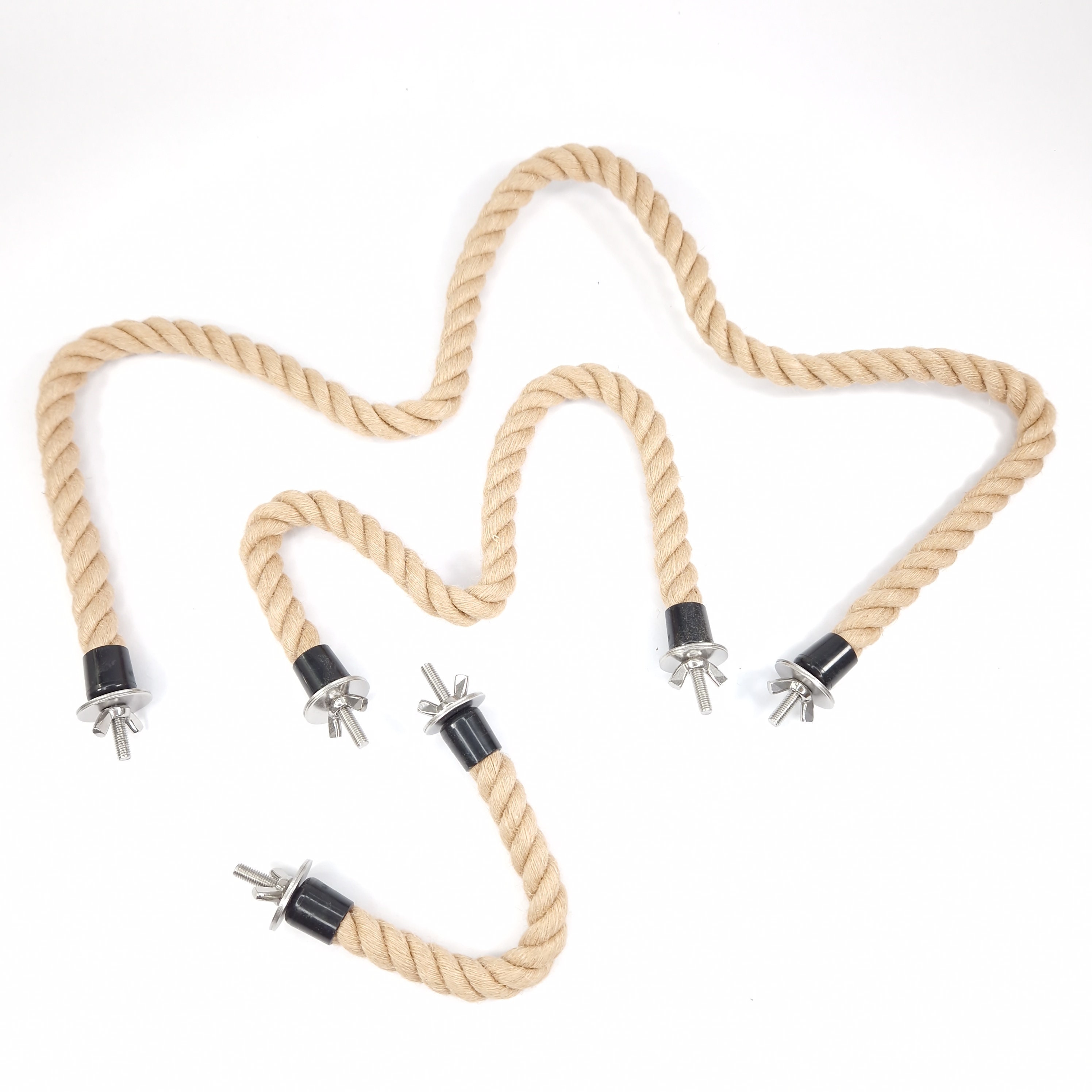 Various Length Natural Jute Rope Bendy Perch Walkway 1.4 Cm - Etsy UK