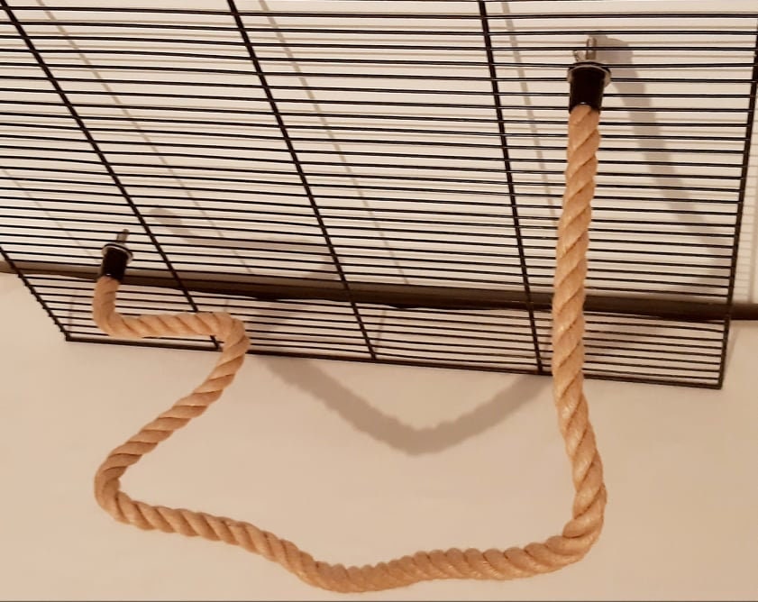 Large 100 Cm Natural Jute Rope Bendy Perch Walkway 14 Cm | Etsy UK