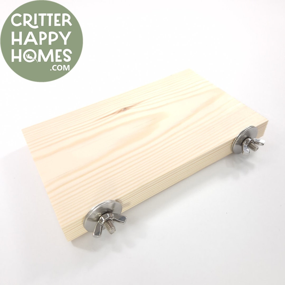 10/12 X 20 Cm Pet Shelf Ledge Platform Cage Accessory Wood Kiln Dried ...