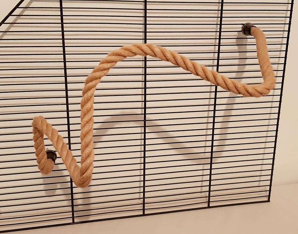 Large 100 Cm Natural Jute Rope Bendy Perch Walkway 14 Cm | Etsy UK