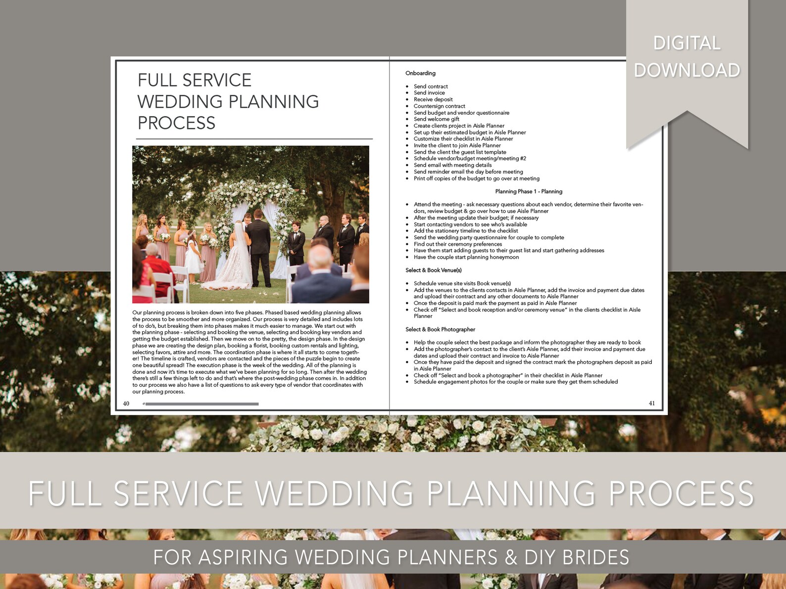 Wedding Planning Process for Full Service Planning DIY - Etsy
