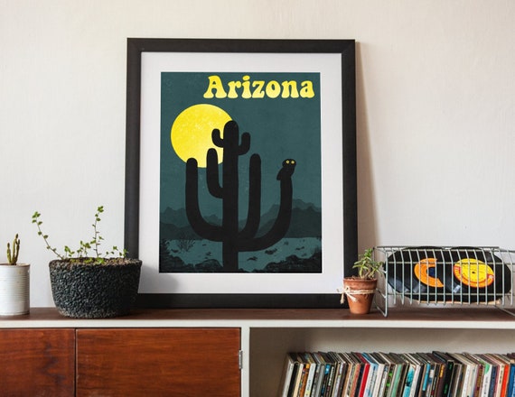 Arizona Desert Landscape Digital Art Download | Etsy