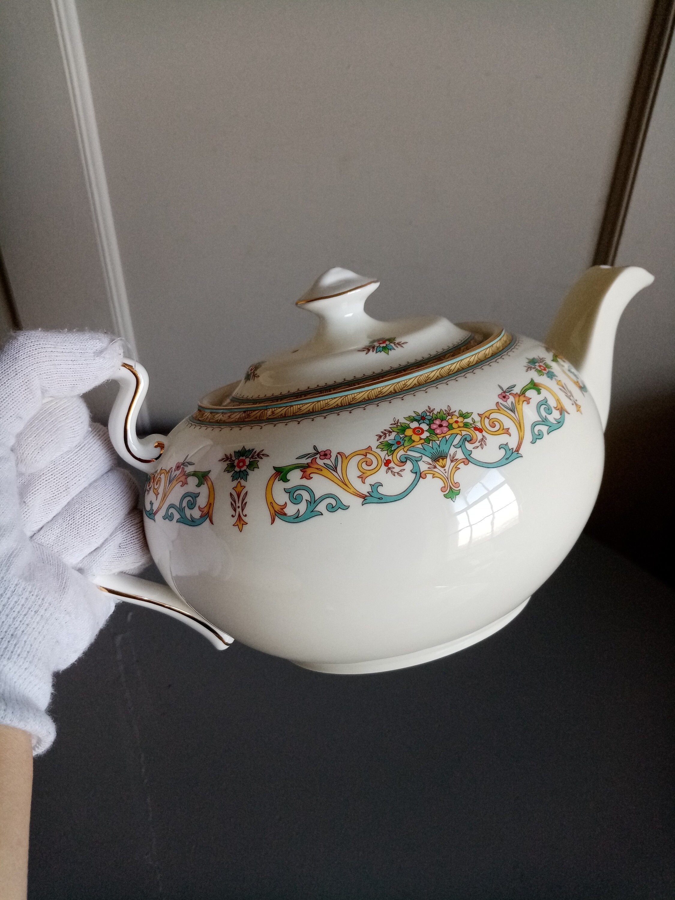 Aynsley Henley Teapot 1.4lapprox 2pints VGC - Etsy