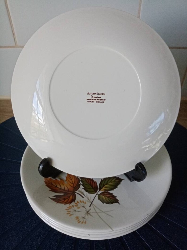 5x Vintage Washington Pottery Hanley England autumn - Etsy