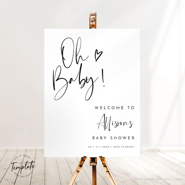 Welcome Baby Sign - Etsy