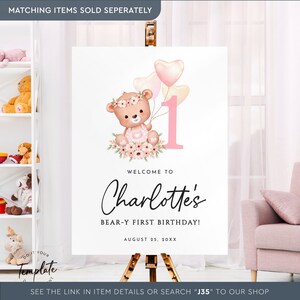 Teddy Bear Favor Tag Birthday Tag Template Birthday Baby Shower ...