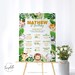 Editable Safari Animals Milestone Birthday Poster Template Printable ...