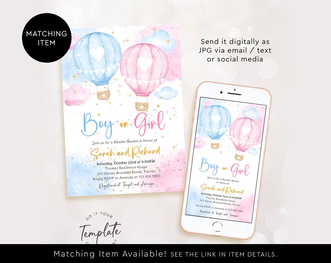 Gender Guess Board He or She Gender Reveal Girl Boy Tally - Etsy