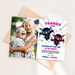 Ninja Birthday Thank You Card Template Printable Ninja With Photo ...