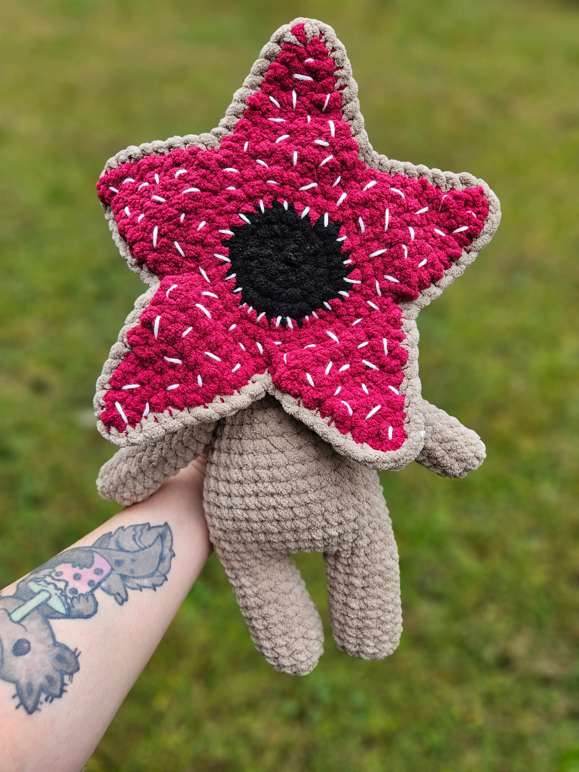 Demogorgon Stranger Things Crochet Plushie 18in Tall, Handmade, Ready ...