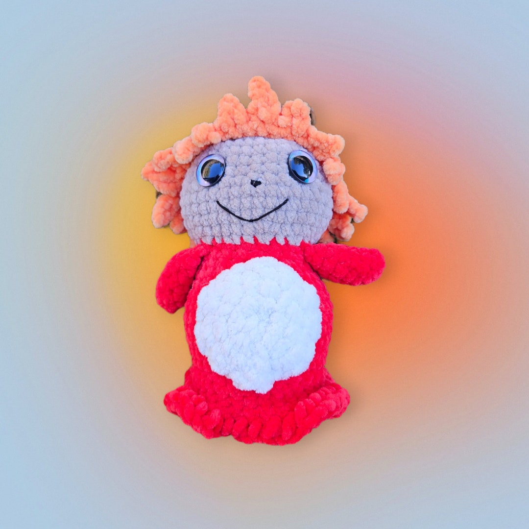 Ponyo Ghibli Fishy in the Sea Friend Crochet Plushie 8in Tall Handmade ...