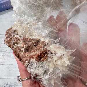 2.5 LB Garden Quartz and Dogtooth Calcite Selenite Slab | Natural ...