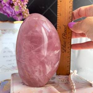 Star Rose Quartz Freeform 2 LB, 7oz Super Saturated Rose Quartz With ...