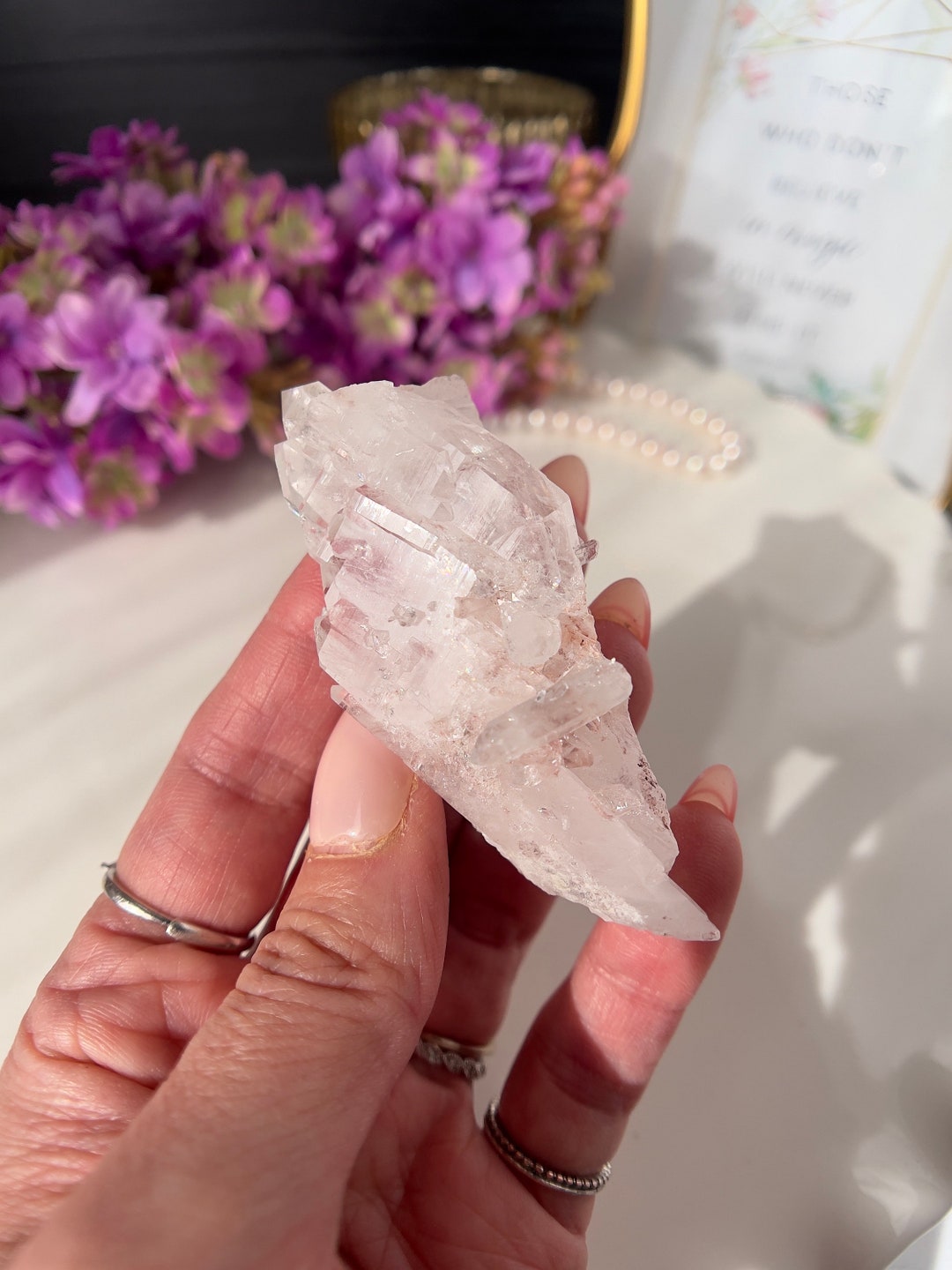 Faden Sacred Pink Lemurian Quartz From Santander, Colombia | Faden ...