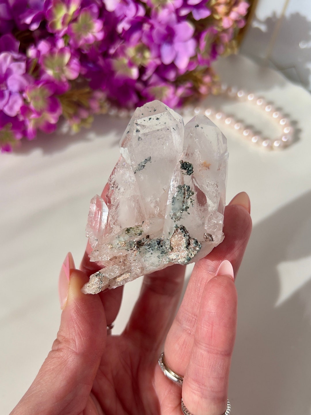 Faden Sacred Pink Lemurian Quartz From Santander, Colombia | Faden ...