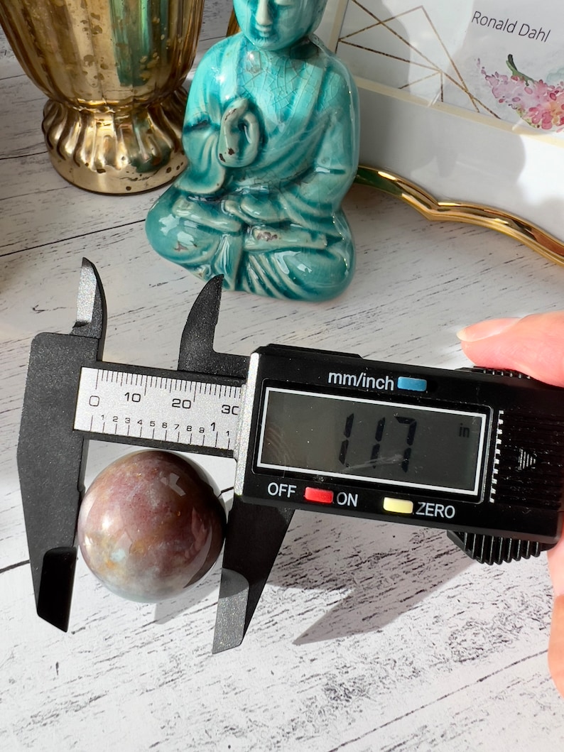 Natural Indian Agate Mini Sphere | Polished Crystal - Etsy