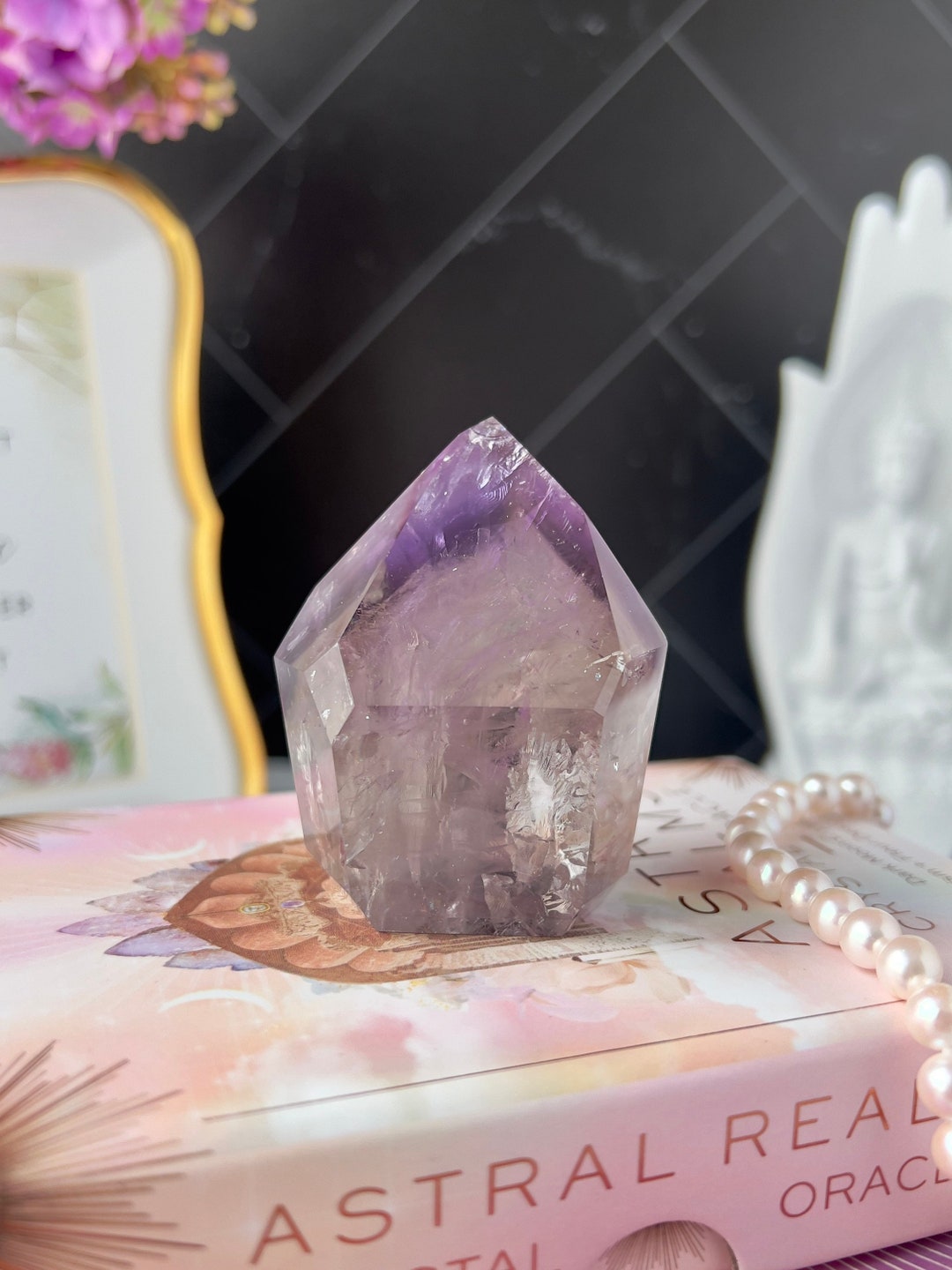 Beautiful Phantom Amethyst Crystal Tower From Brazil | Brazilian ...