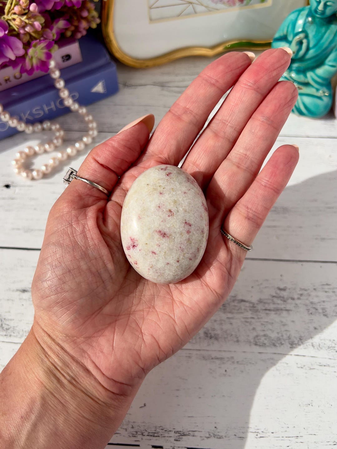 Genuine Peruvian Cinnabar Palm Stone Polished Cinnabar Crystal Natural ...