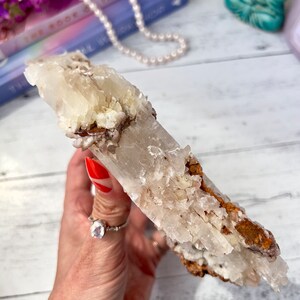 2.5 LB Garden Quartz and Dogtooth Calcite Selenite Slab | Natural ...