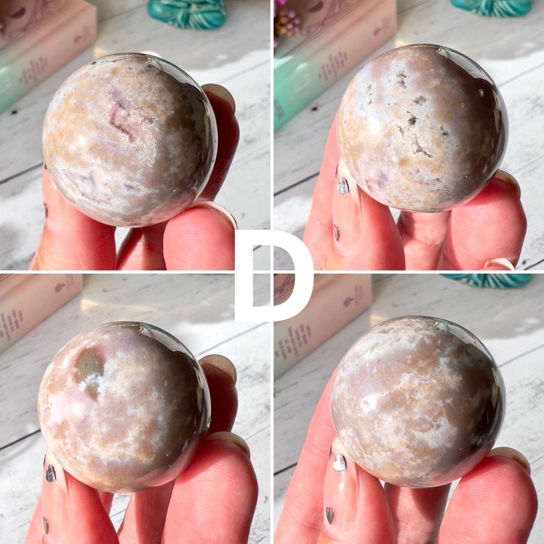 Natural Indian Agate Mini Sphere | Polished Crystal - Etsy