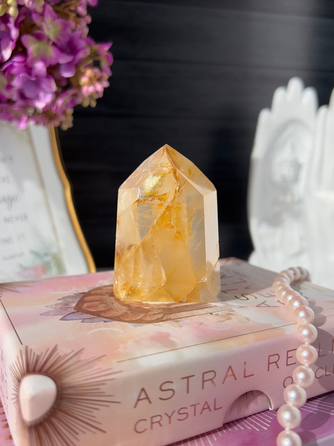 Golden Healer Tower From Brazil | Polished Golden Healer Point | Master ...